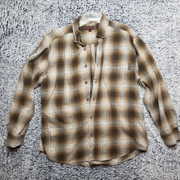 Wolverine | Tops | Wolverine Plaid Flannel Shirt | Poshmark